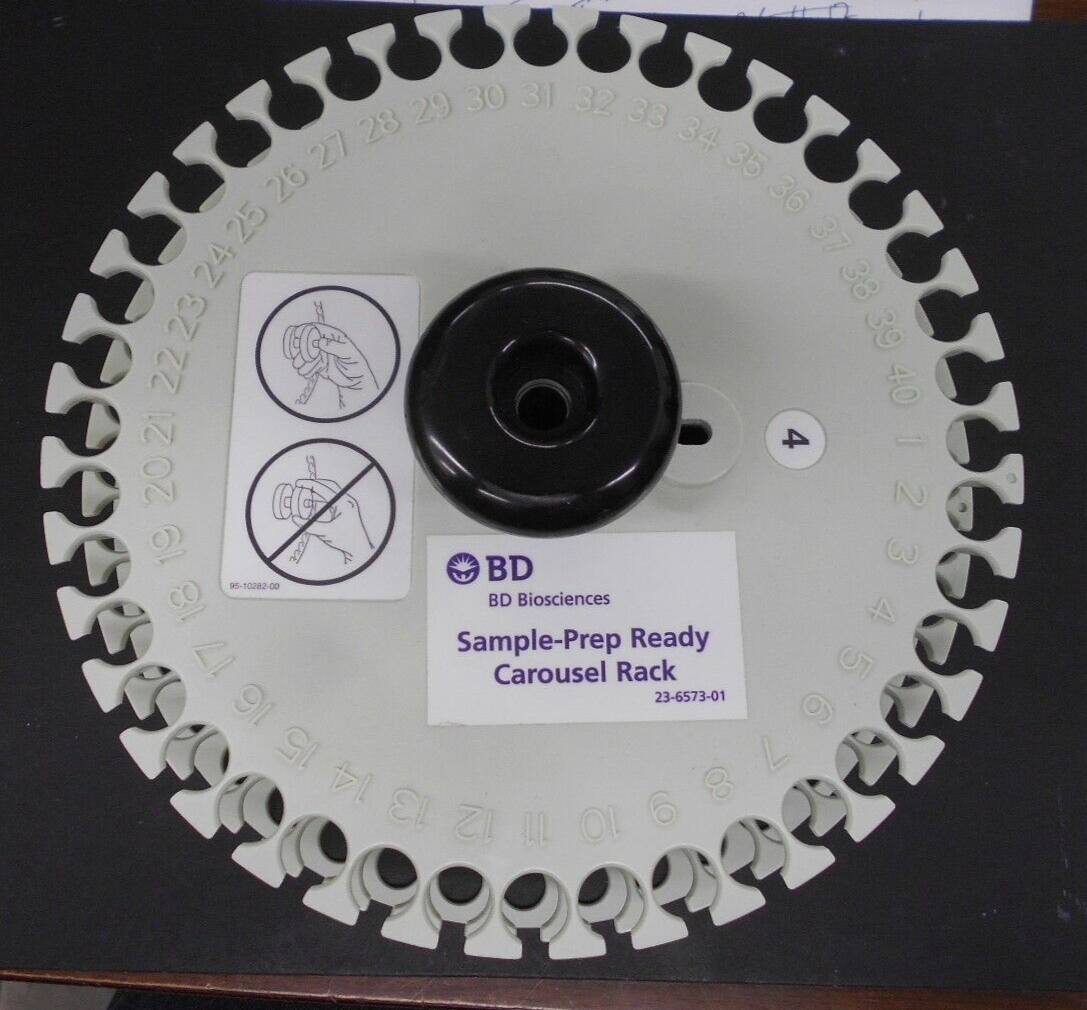 B-D® Biosciences 23-6573-01 Sample-Prep Ready Carousel Rack 40 Position ...