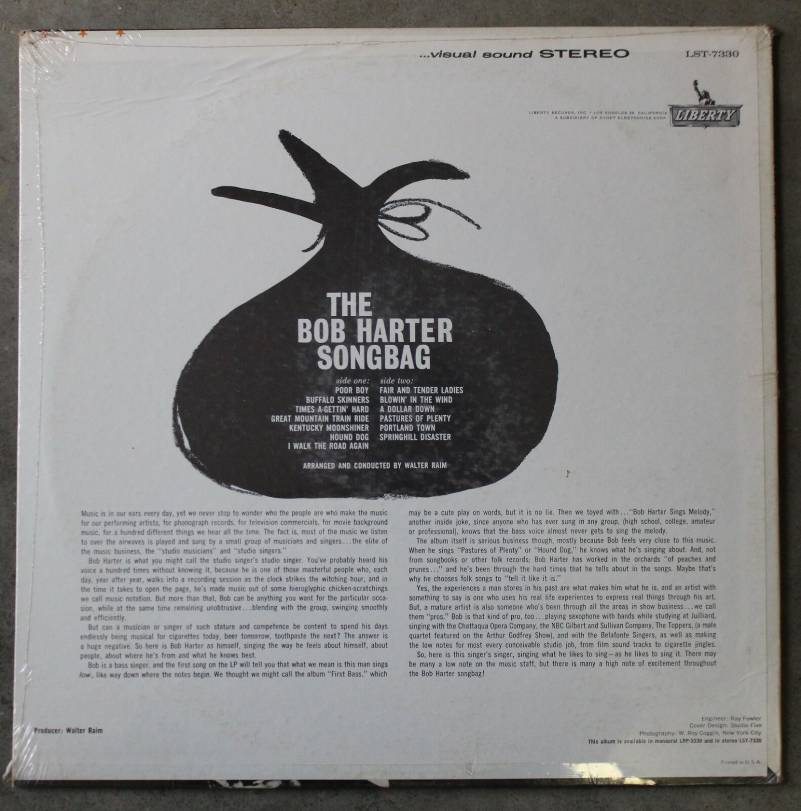 Bob Harter Walter Raim Sealed Liberty Stereo LP 1964 | eBay