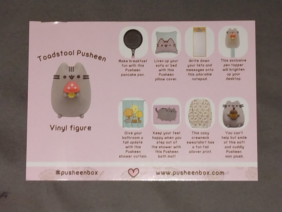 New! Pusheen Pillow Cover 2017 Fall Subscription Box Free Shipping 41 ...