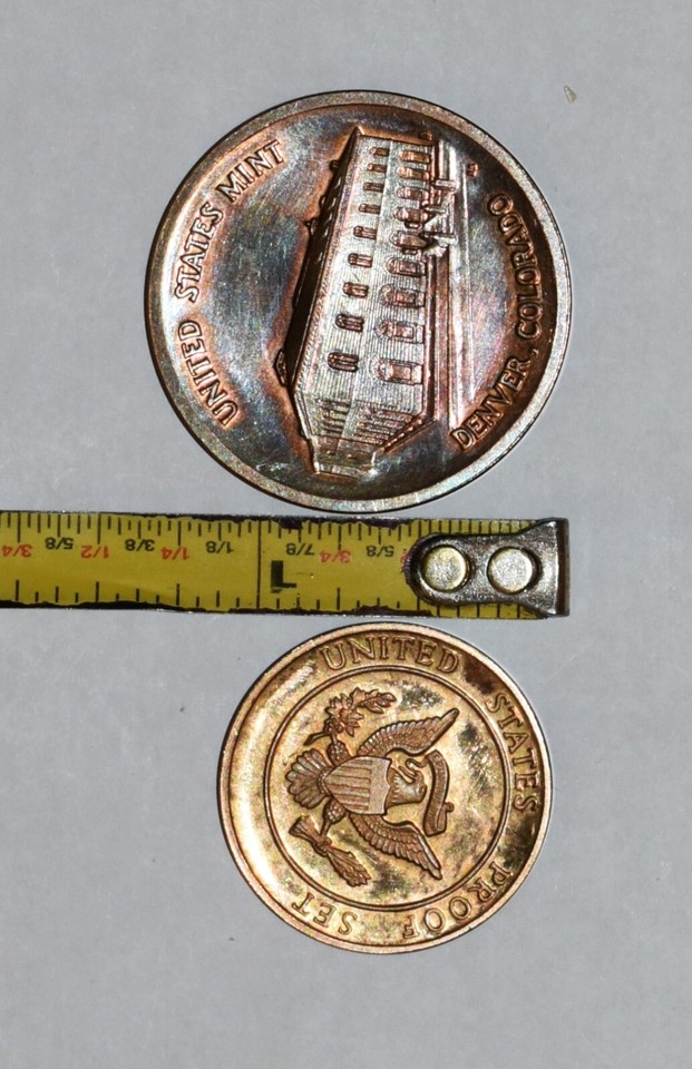 1789 Treasury Proof Medal &Denver Mint Colorado Department Treasury Lot ...