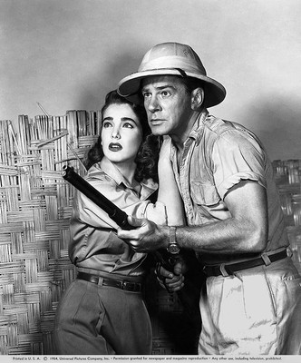 Julie Adams, Richard Carlson - Creature from the Black Lagoon (1954) -8 ...