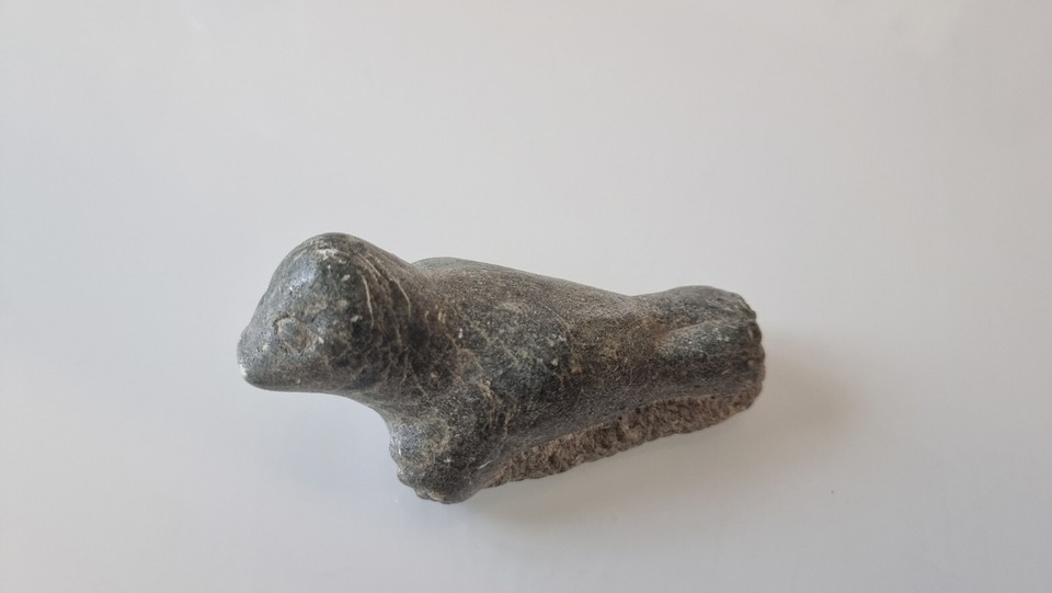Stone sculpture Animal seal. Stone figurine seal animals | eBay UK