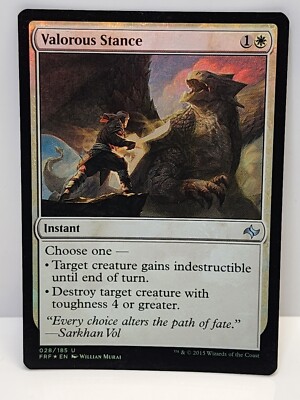 MTG Valorous Stance Fate Reforged FOIL Near Mint Never Been Played | eBay