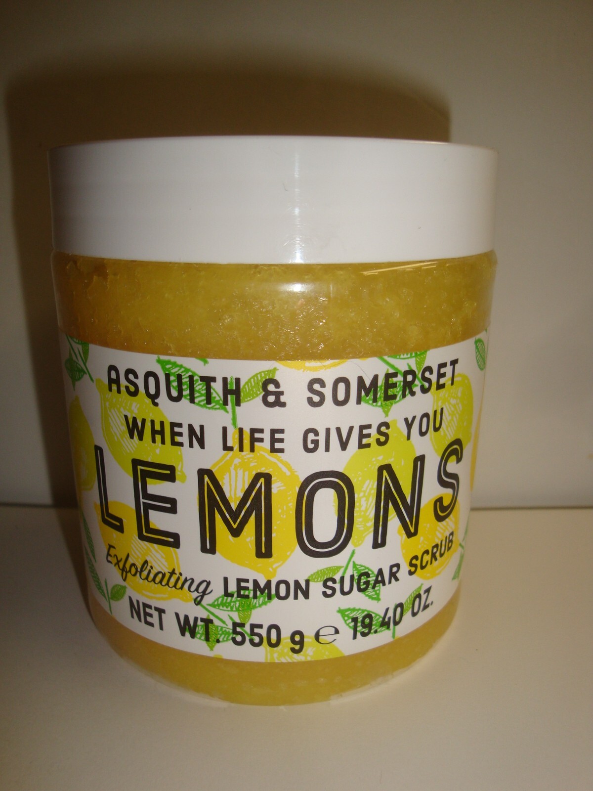 New Asquith & Somerset Body Sugar Scrub 19.4 oz Jar - Lemon | eBay