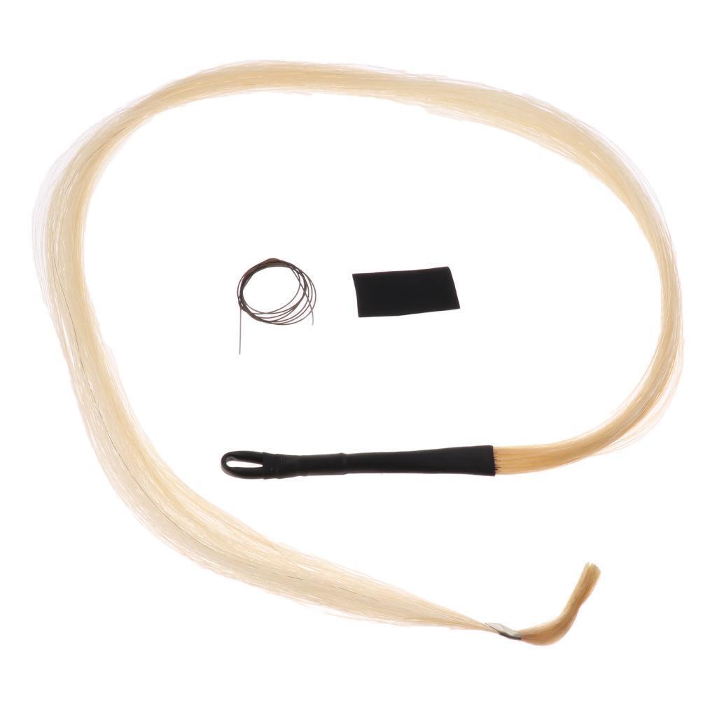 Natural Mongolia Tail Violin Viola Erhu Bow String Instrument ...