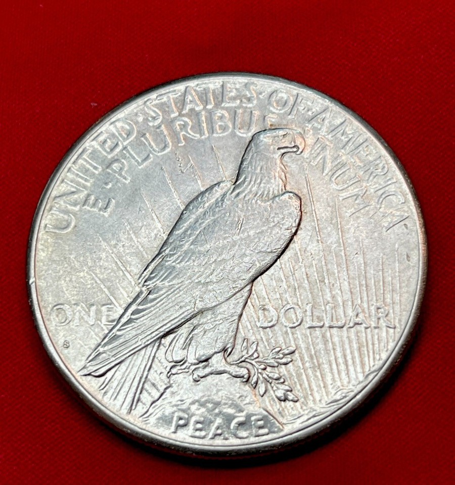 1925 S BU GEM PEACE SILVER DOLLAR UNC MS+++ RARE KEY DATE ~ DDR/RPM | eBay
