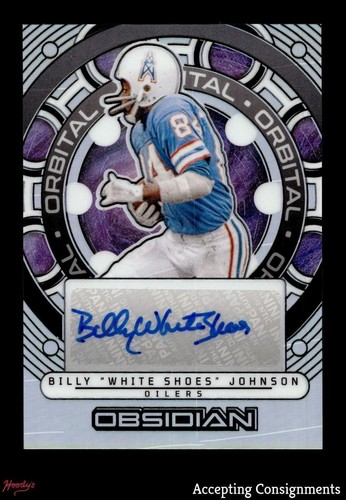 2024 Panini Obsidian Orbital Silver Billy "White Shoes" Johnson AUTO ...