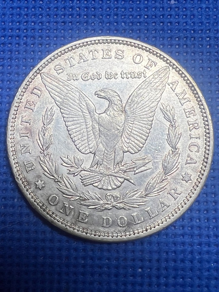 1884 P Morgan Silver Dollar 90% Silver $1 US Coin Nice Collectible #819 ...