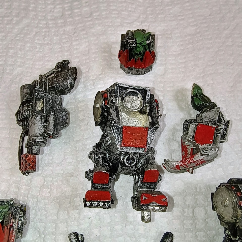 Warhammer 40k OOP Metal Ork Mega Nobz, Mega Armoured Nobs X3 | eBay
