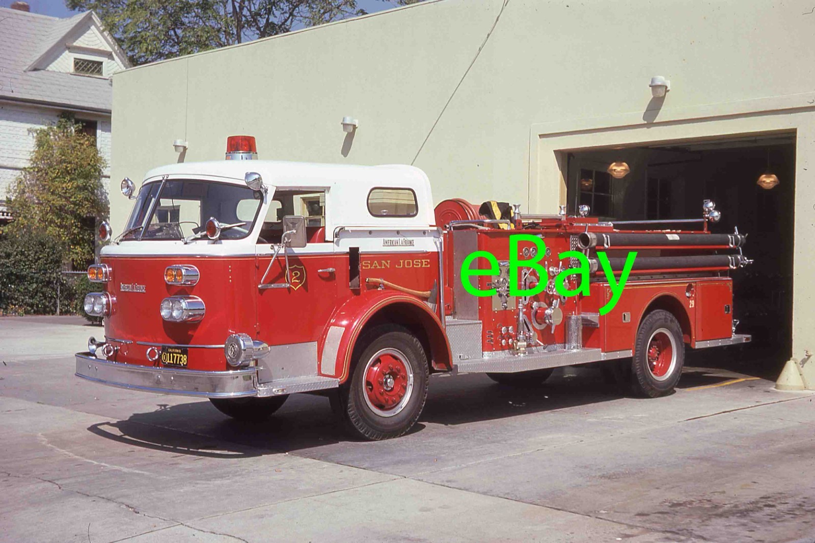 Fire Truck Photo San Jose Rare Early ALF 900 Series Engine Apparatus ...