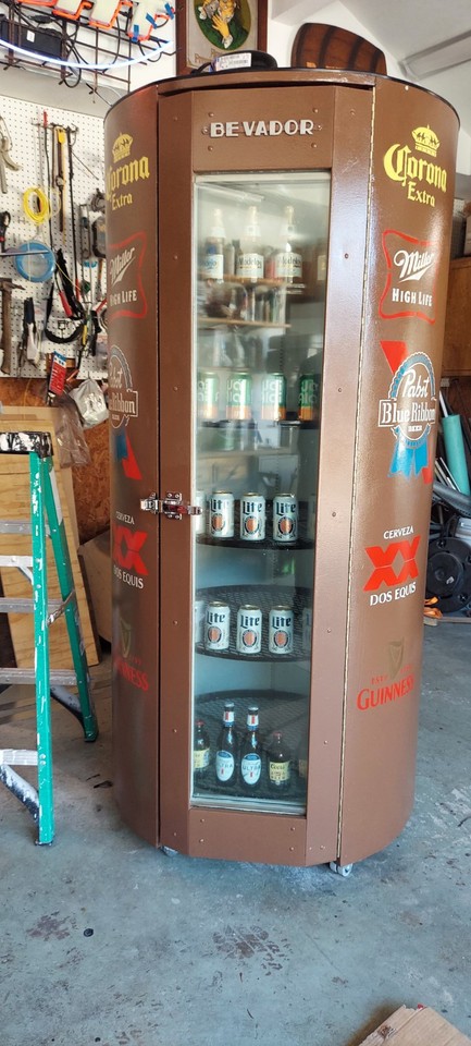 Bevador / Beerador Refrigerator (beer bottle shape) Mancave cooler, Bar ...