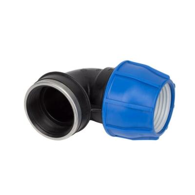 63mmPE BLUE LINE × 2"FiBsp ELBOW METRIC POLY PIPE FITTING NM676 Large ...