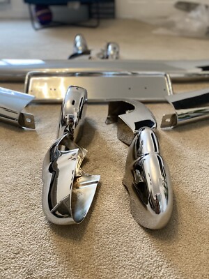 Rover P5 / P5B set of Front And Rear BumperS incl. Overriders - RE ...