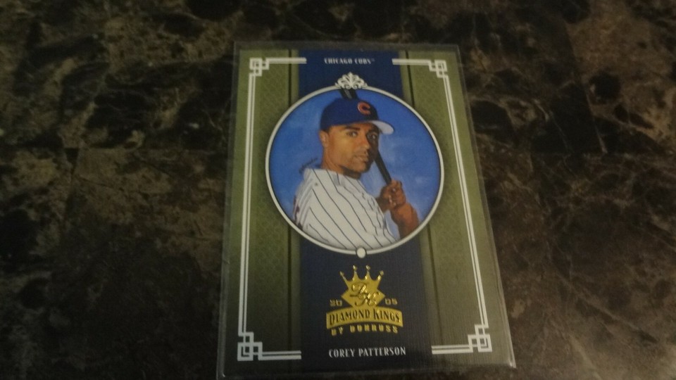 2005 DONRUSS DIAMOND KINGS # 53 CROWNONG MOMENT COREY PATTERSON ...