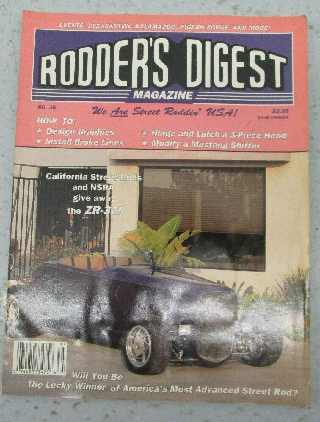 RODDER'S DIGEST MAGAZINE MARCH APRIL 1990 NO. 35 CALIFORNIA STREET RODS ...