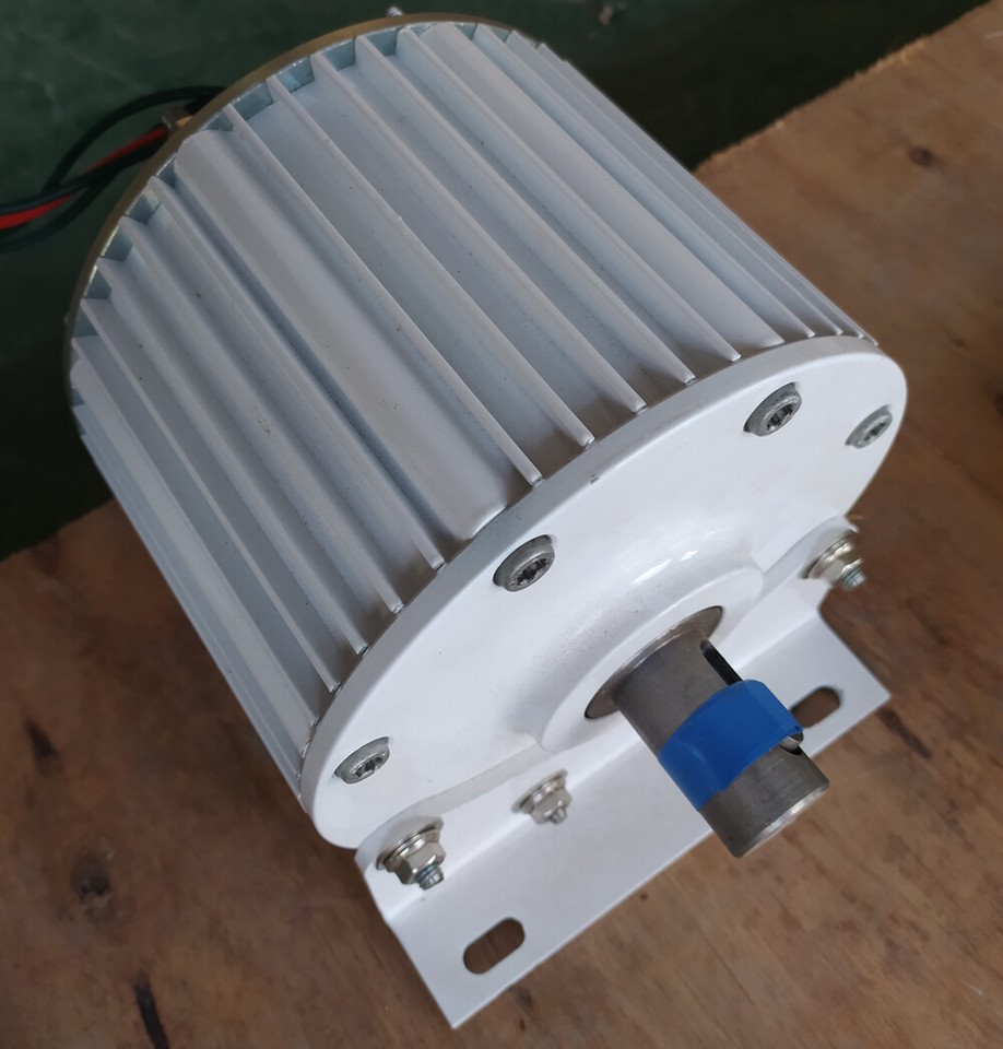 2000W 3 Phase 120V 220V Permanent Magnet Generator Synchronous Gearless ...