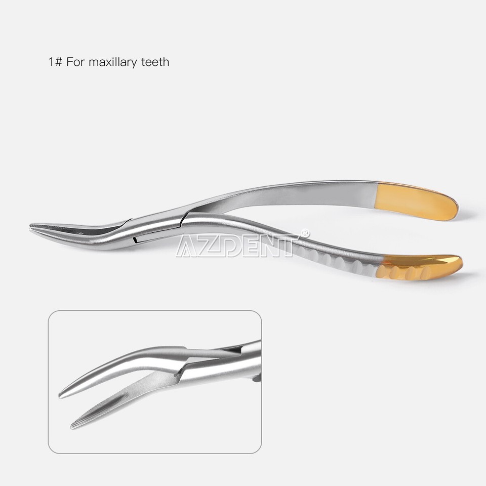 Dental Teeth Extraction Pliers Forceps Elevator Apical Root Tip ...