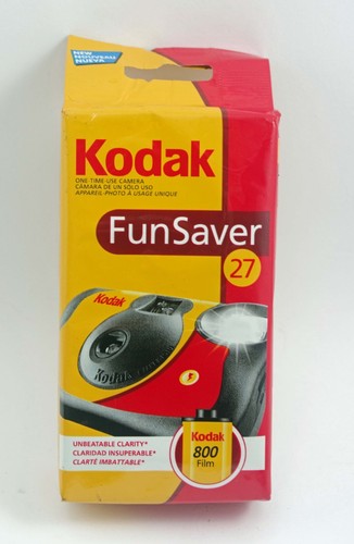 Kodak Fun Saver One Time Use Camera 27 Exposures 800 ISO-Expired July ...