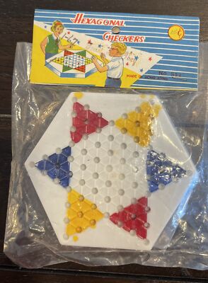 Vintage Early 50s 60s Hexagonal Checkers Made In Hongkong | eBay