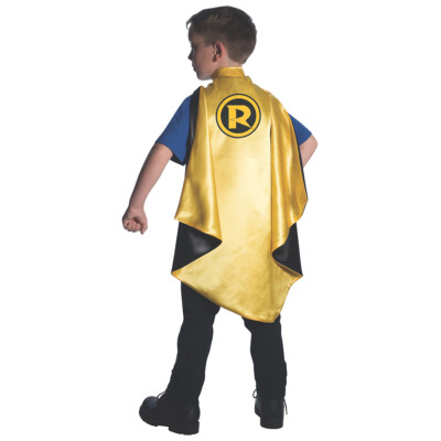DC Comics Robin Deluxe Satin Cape Kids/Children Party Costume Teen ...