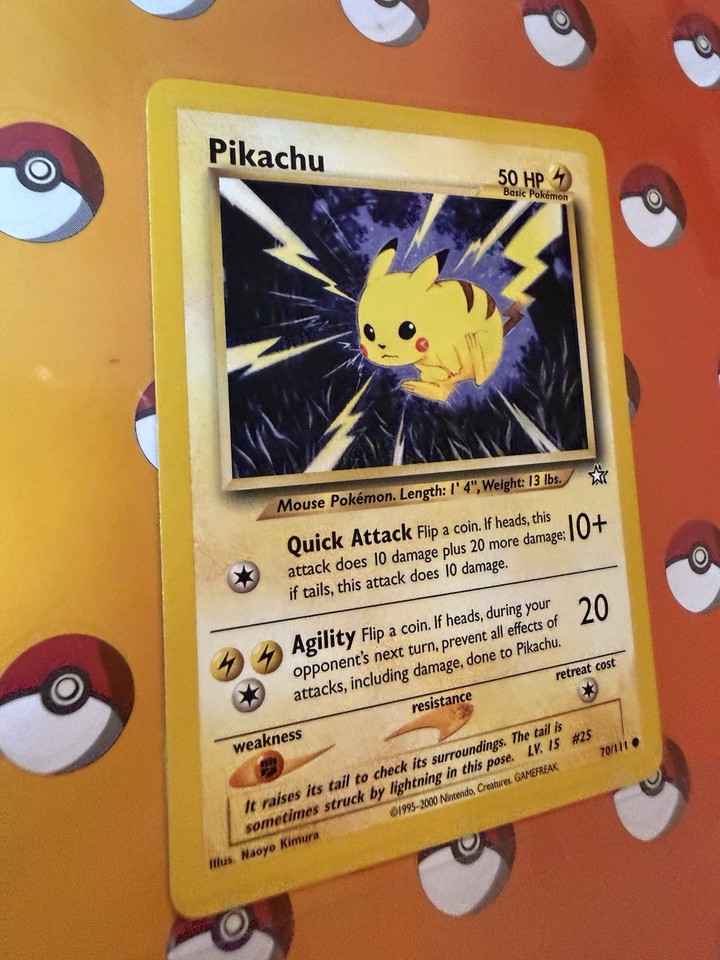 Pokémon Pikachu Card 70/111 Regular | eBay