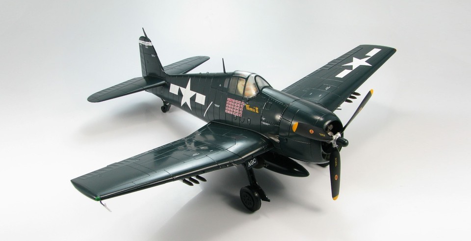 Hobby Master 1:32 US Navy F6F-5 Hellcat (HA0301) 'MINSI III' Model ...
