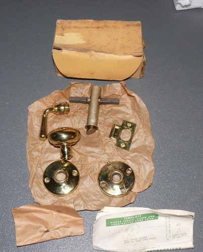 Vintage NOS Dexter lock co screen & combination door latch set 1159 w ...