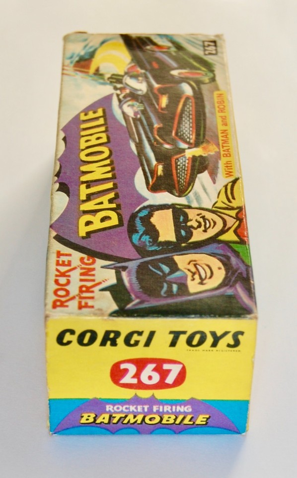 Vintage Corgi 267 1966 Batman Batmobile ORIGINAL OUTER BOX ONLY. | eBay UK