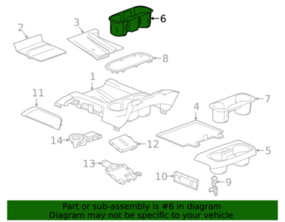 GM Console Mat 84505584 | eBay
