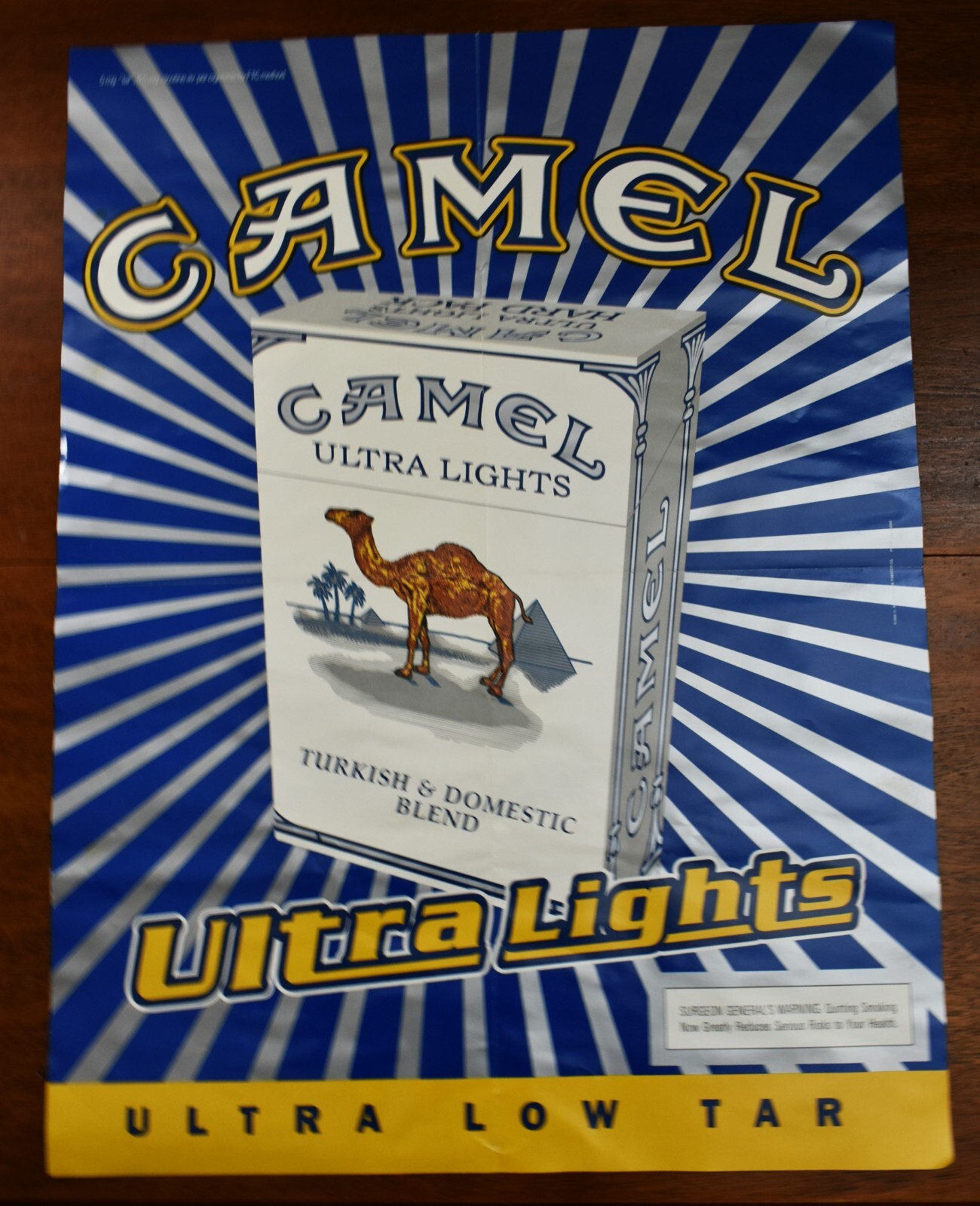 Camel Cigarettes Store Advertising Sign Poster Original JR Reynolds 24 ...