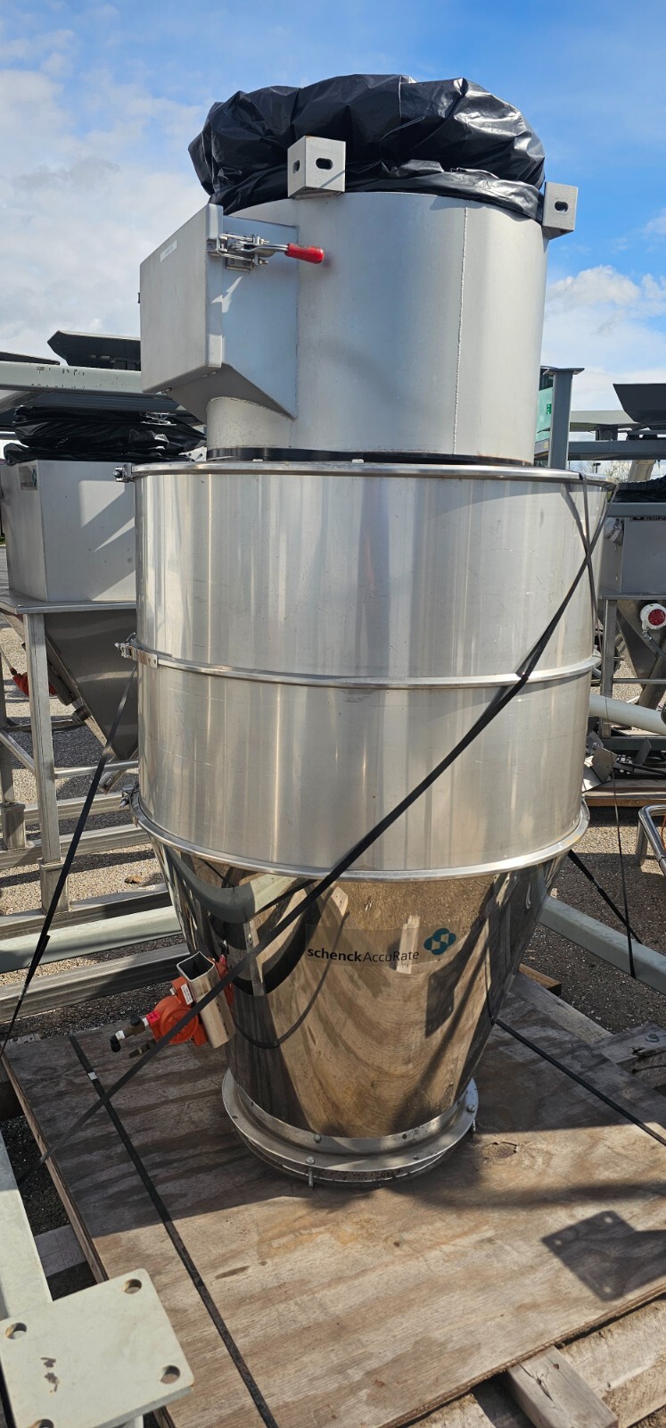 SUPERSACK UNLOADING SYSTEM Hopper Iris Valve rotary valve/ Auger Feed ...