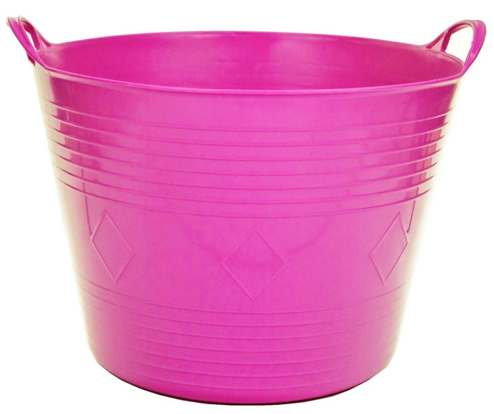 Strong Plastic Flexible Storage Flexi Tub Bucket Container Laundry ...