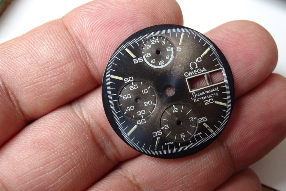 Omega Speedmaster TV Screen Dial Cal 1045 Original Vintage | eBay