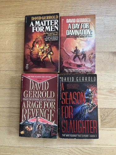 The War Against The Chtorr, Volumes 1-4, David Gerrold Vintage SciFi ...