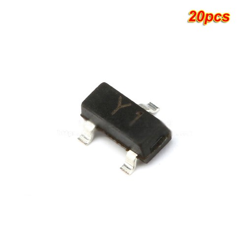 20pcs SMD Transistor SS8050 Y1/SS8550 Y2 Double S high current Triode 1 ...