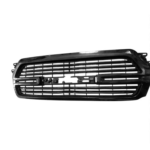Glossy Black Front Bumper Upper Grille 68366528AH For 2019-2023 Dodge ...