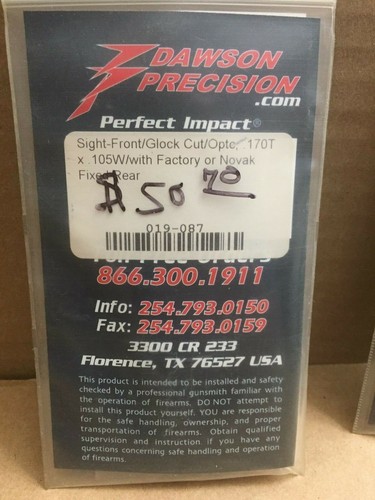 Dawson Precision Sights Various Models you choose | eBay