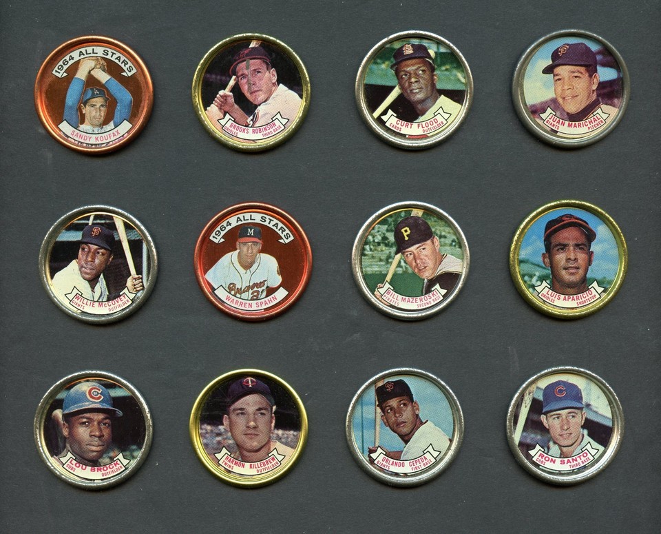 1964 Topps Baseball Coins Partial Set (145) *GMCARDS* | eBay