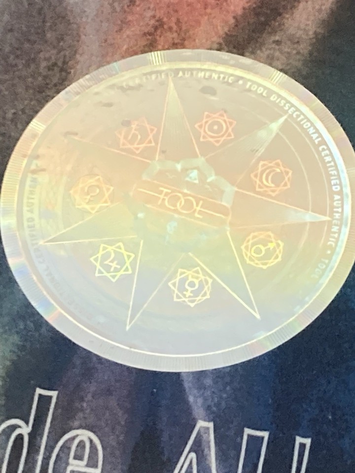 TOOL - Adelaide Australia 29/11/25 Tour/Event FOIL Poster /500 (Liz ...