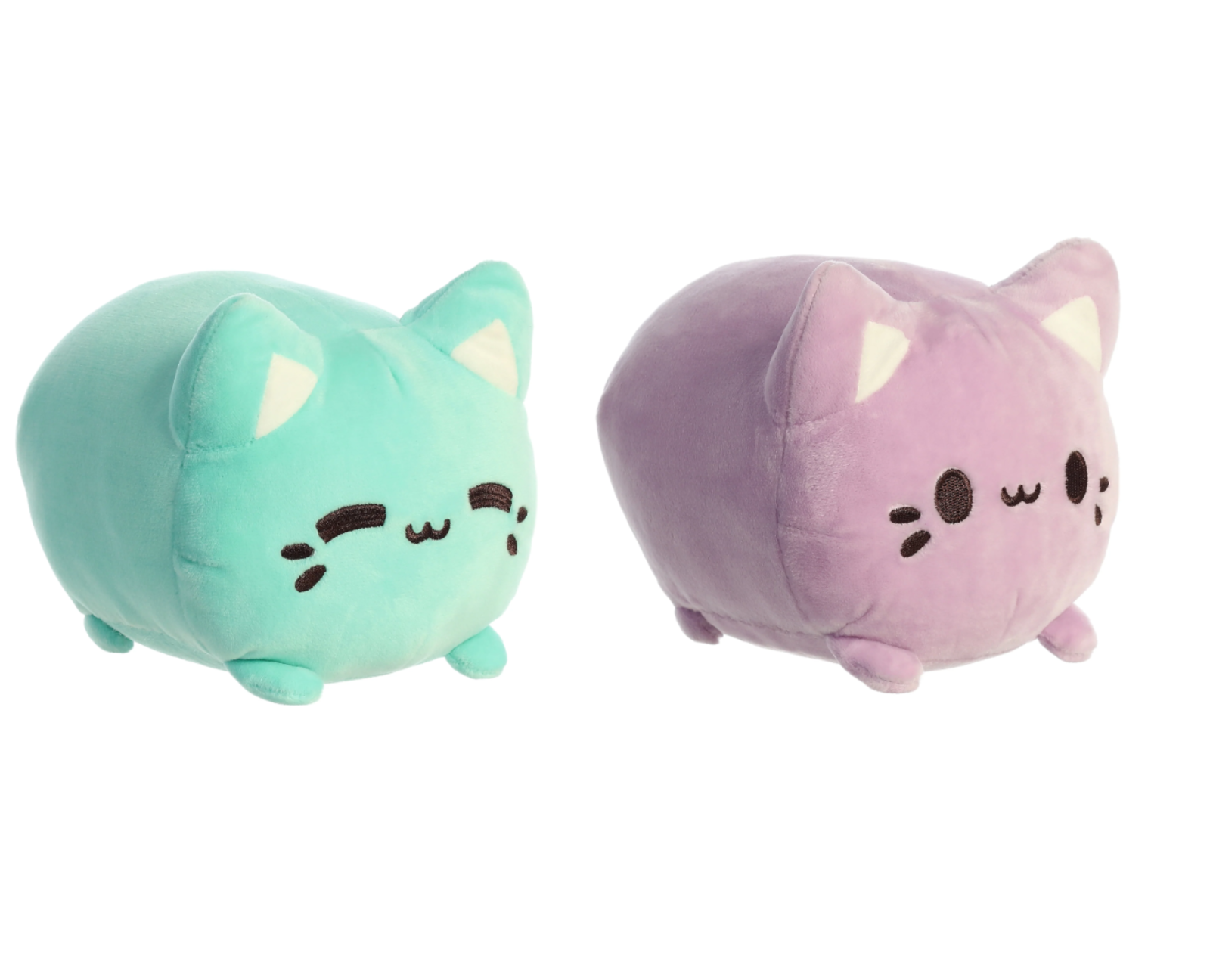 Aurora Tasty Peach 7" Mint & Taro Meowchi Stuffed Plush Animal Cat Kids ...