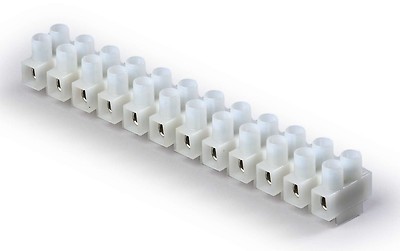 Euro Style 12 Pole Position Terminal Block 40A 40 Amp 600V UL Listed ...