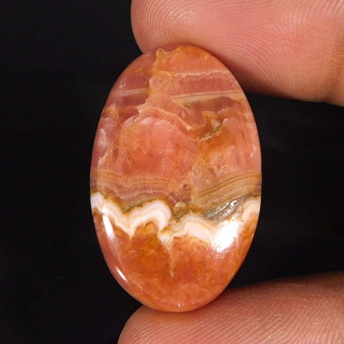 RED Rhodochrosite 100% Natural Unique Oval Cabochon 38.00Cts. Loose ...