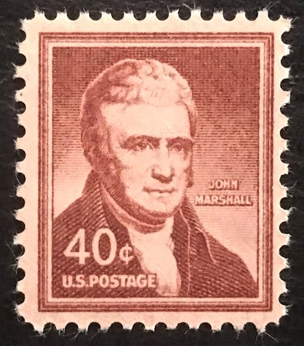 1955 Scott #1050, 40¢, JOHN MARSHALL - LIBERTY SERIES- Single - Mint NH | eBay