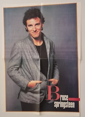 Bruce Springsteen Poster 4 page double sided original vintage pin up ...