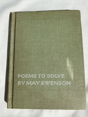 May SWENSON / POEMS TO SOLVE/ SIGNED!!!/First Edition 1966 RARE | eBay