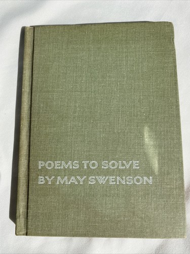 May SWENSON / POEMS TO SOLVE/ SIGNED!!!/First Edition 1966 RARE | eBay