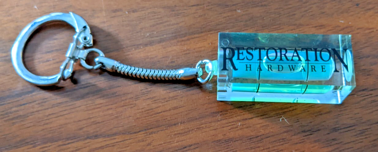 Restoration Hardware key chain-Level | eBay