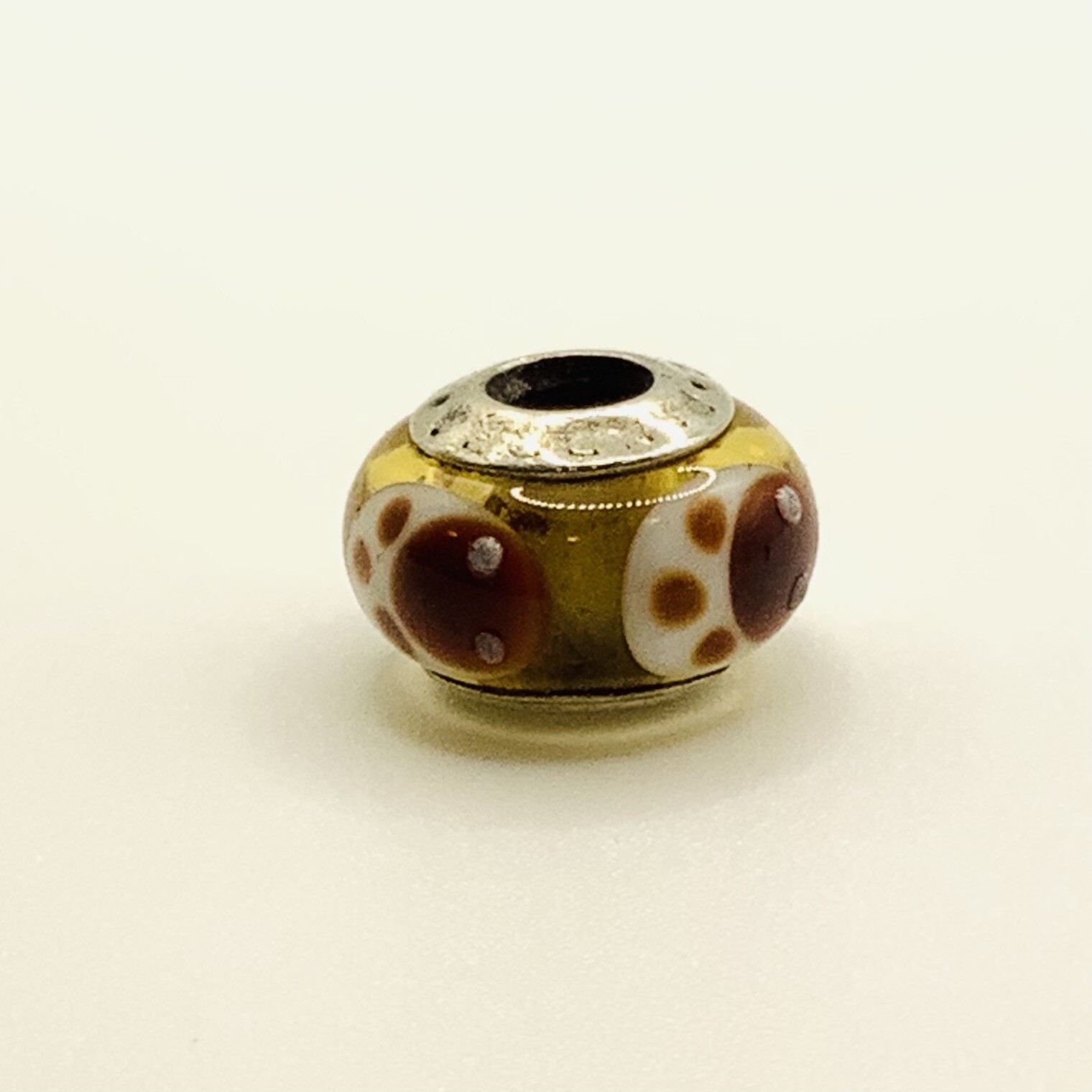 AUTHENTIC PANDORA MURANO GLASS LADYBUG CHARM Sterling - Gem