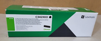 Toner Lexmark C342XK0 Schwarz Neu OVP Original MC3426 Rechnung MwSt ...