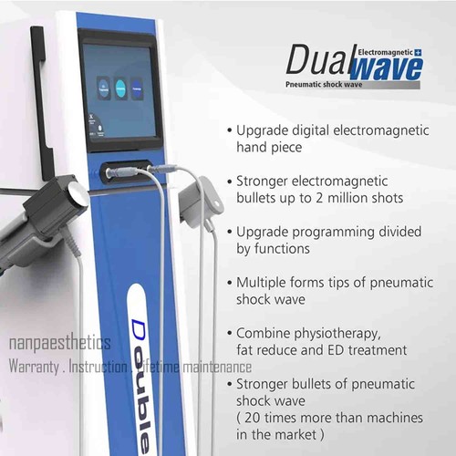 Dual ESWT Near Focus Pneumatic Electromagnetic ED Shock Wave Therapy ...